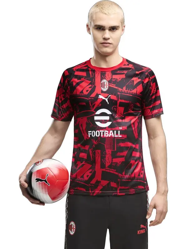PUMA Ac Milan Warmup Jersey - Red