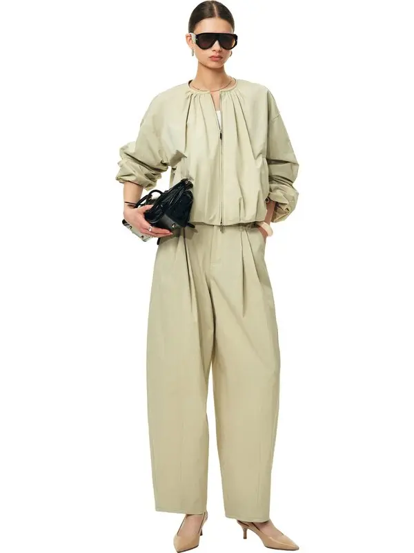 Fabrique Sana Parachute Bomber Jacket - Green