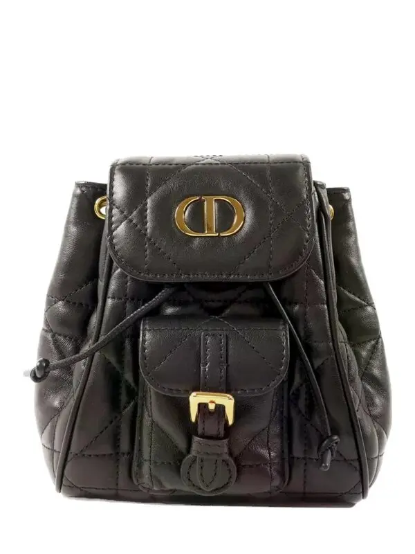 Dior Caro Nano Backpack - Black