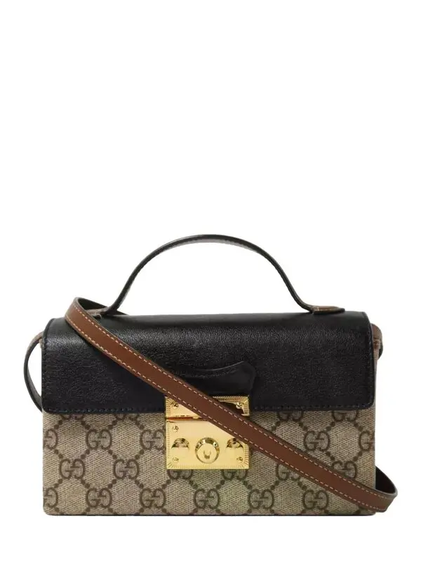 Gucci Gg Padlock Shoulder Bag - Neutrals