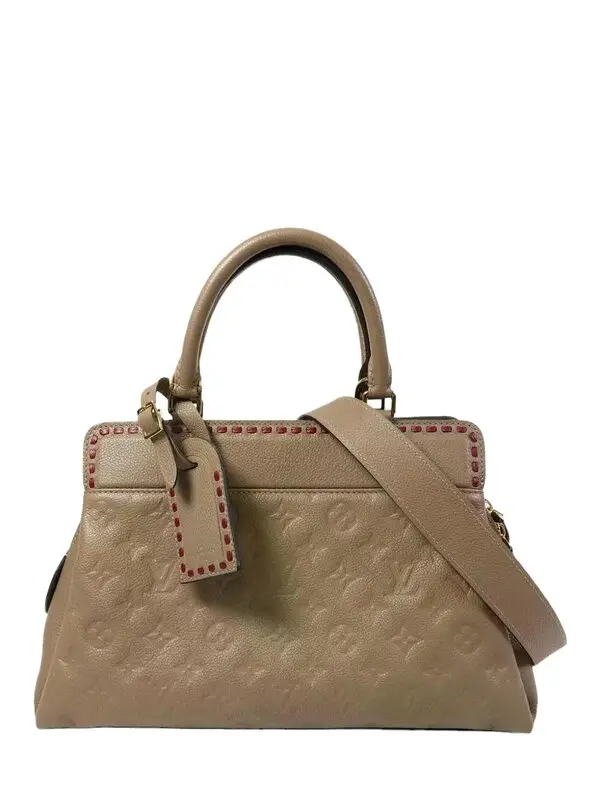 LOUIS VUITTON Mm Vosges Leather Tote Bag - Neutrals