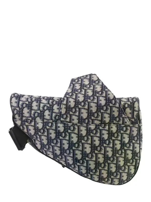 Dior Oblique Saddle Belt Bag - Blue