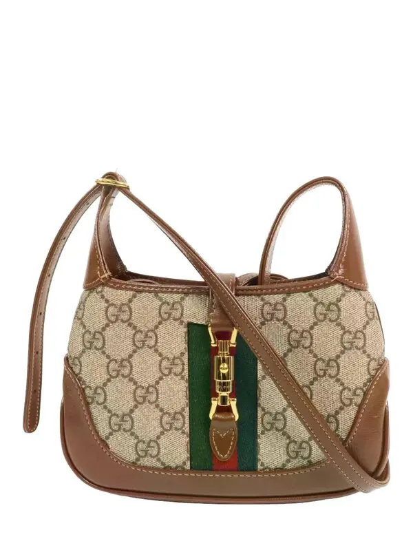 Gucci Mini Jackie 1961 Gg Shoulder Bag - Neutrals
