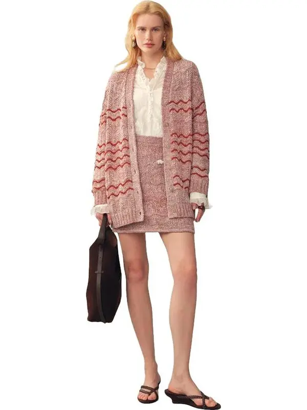 Fabrique Lorena Striped Cardigan - Multicolor