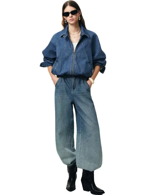 Fabrique Janet Balloon Jacket - Blue