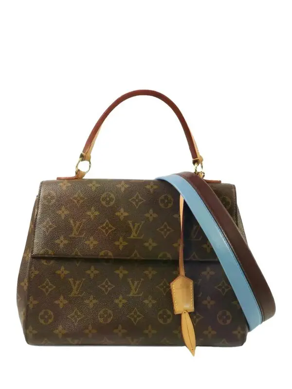LOUIS VUITTON Monogram Cluny Mm Shoulder Bag - Brown