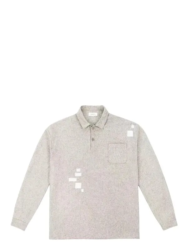 SAINTWOODS Logo-embroidered Polo Shirt - Grey