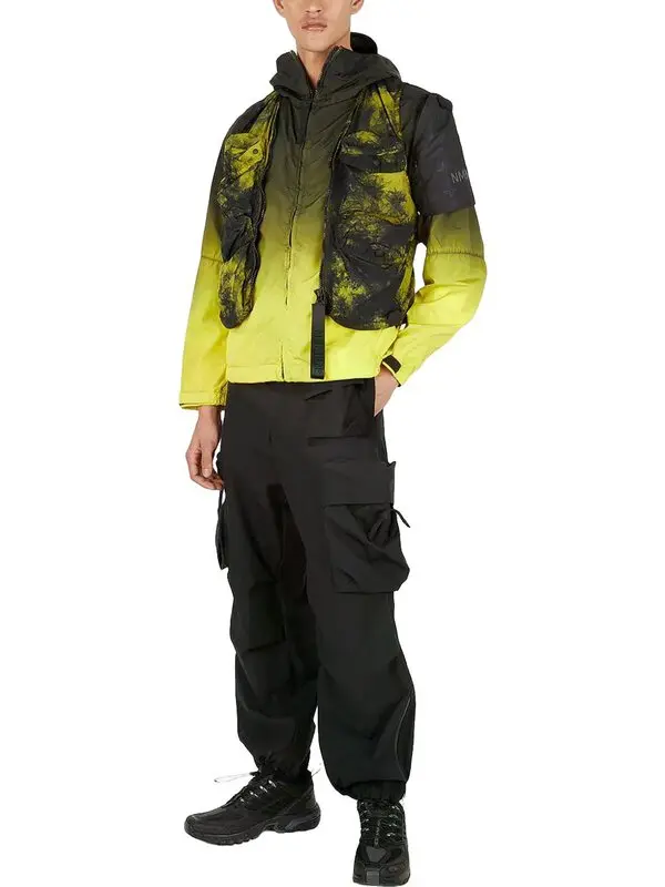 NEMEN V-neck Flap-pocket Gilet - Yellow