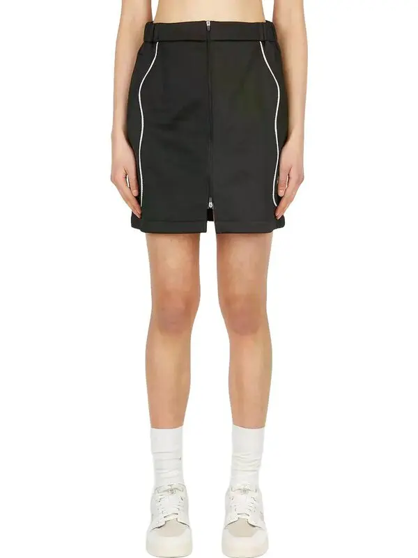 PERKS AND MINI Elasticated Waist Mini Skirt - Black