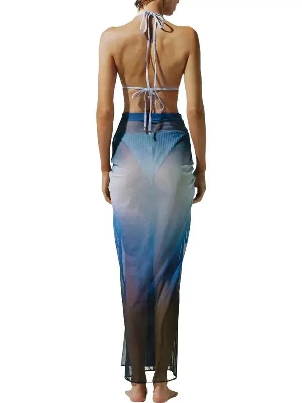 BAOBAB Nia Ombré-effect Maxi Skirt - Blue