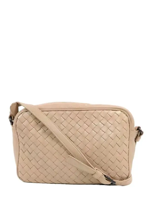 Bottega Veneta Intrecciato Leather Shoulder Bag - Neutrals