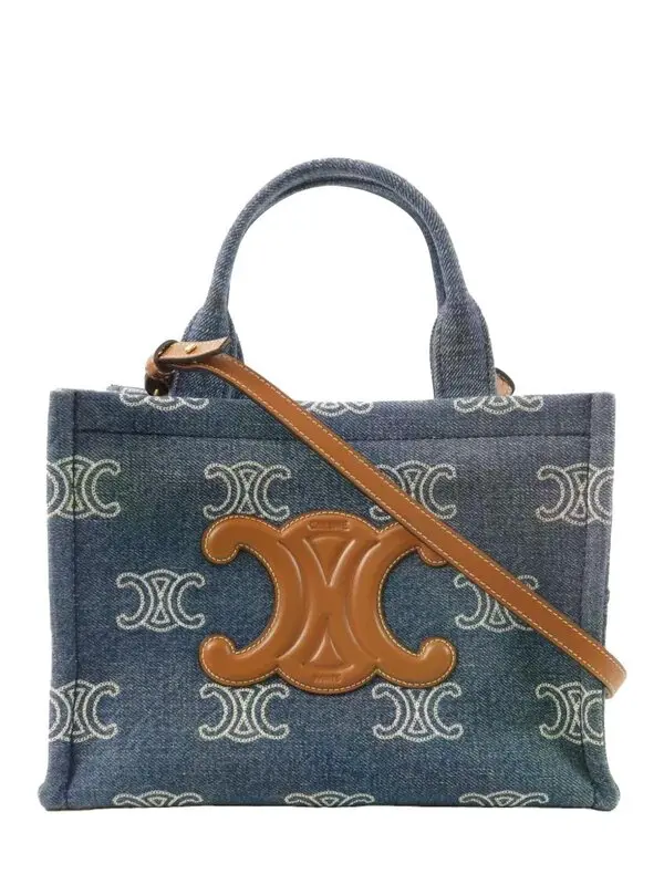 Celine Small Cabas Thais Tote Bag - Blue