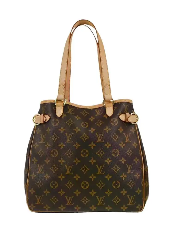 LOUIS VUITTON Monogram Canvas Batignolles Vertical Tote Bag - Brown