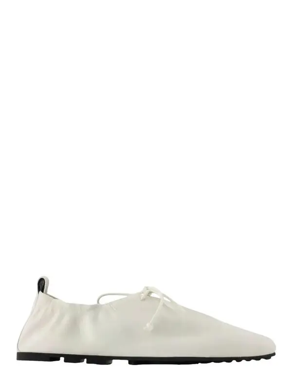 SAMSOE SAMSOE Salilli Laced Ballet Flats - White