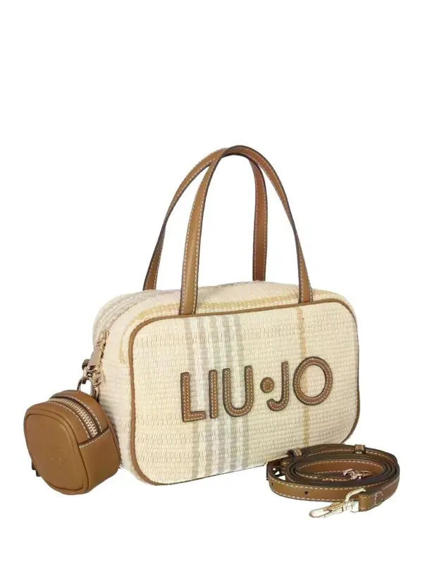Liu Jo Logo-patch Bowling Bag - Neutrals