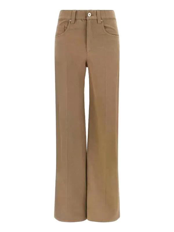 Brunello Cucinelli Monili Detail Straight-leg Jeans - Neutrals