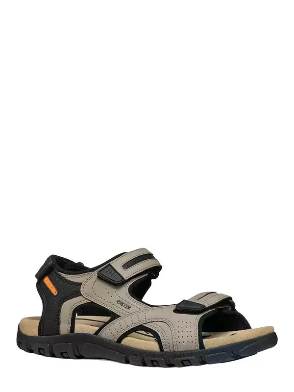 Geox Perforated Touch-strap Sandals - Neutrals