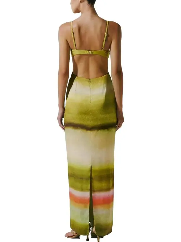 BAOBAB Kalina Open-back Cutout Dress - Green