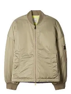 Paul Smith Khaki Bomber Jacket - Grey