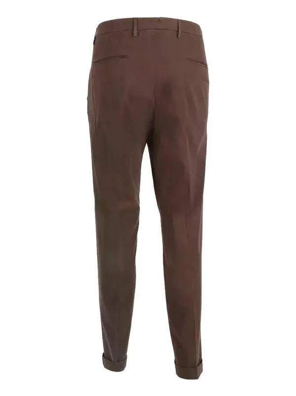 BRIGLIA 1949 Tailored Trousers - Brown