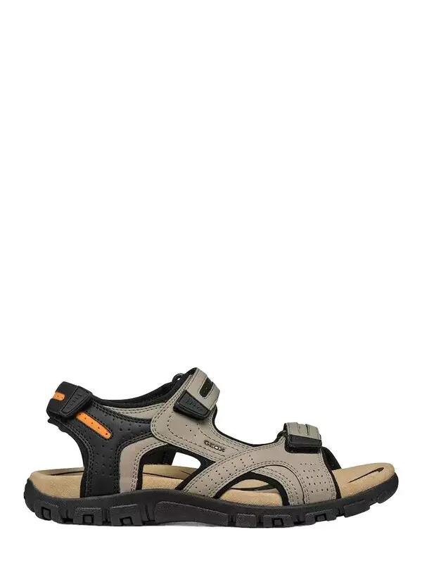 Geox Perforated Touch-strap Sandals - Neutrals