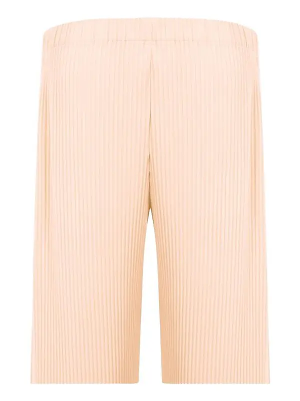 Issey Miyake Homme Plissé Pleated Bermuda Shorts - Multicolor
