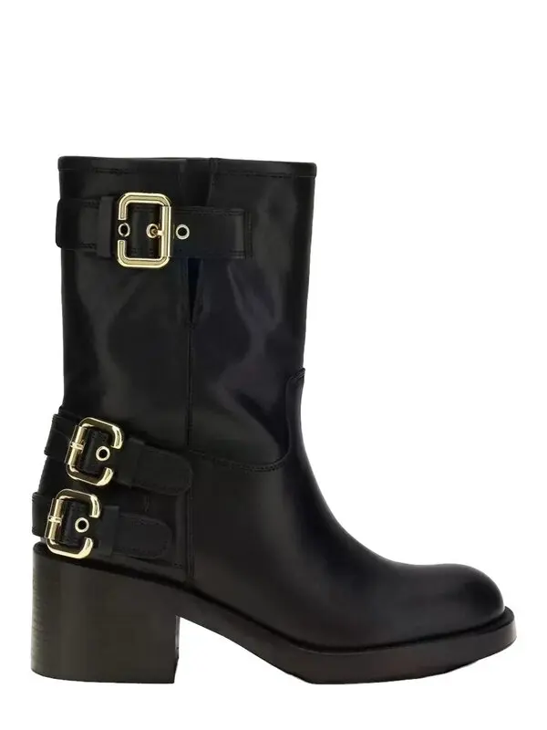 Chloé Dakota Buckle-detail Boots - Black
