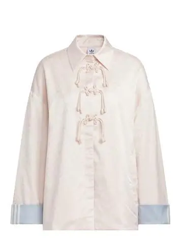 Adidas Shirt Jacket With Traditional Fastenings - Wonder Quartz