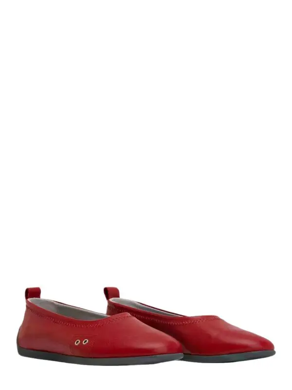 Paloma Wool Miles Iii Leather Ballet Flats - Red