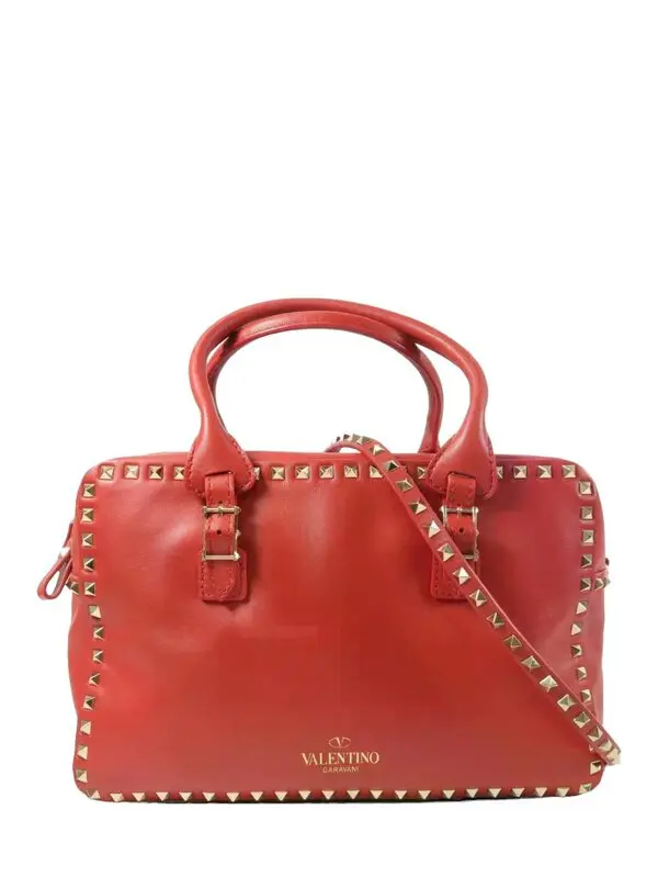 Valentino Garavani Rockstud Boston Tote Bag - Red