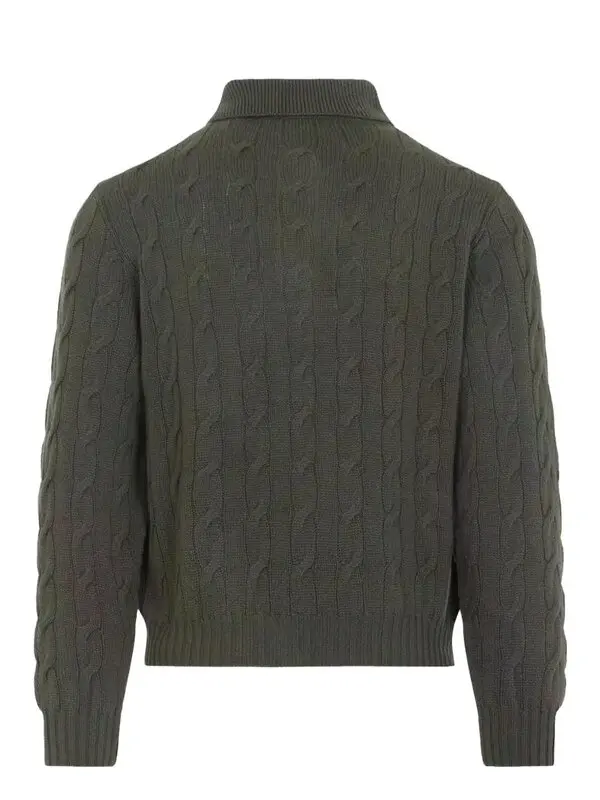 Ralph Lauren Cable-knit Cashmere Sweater - Green