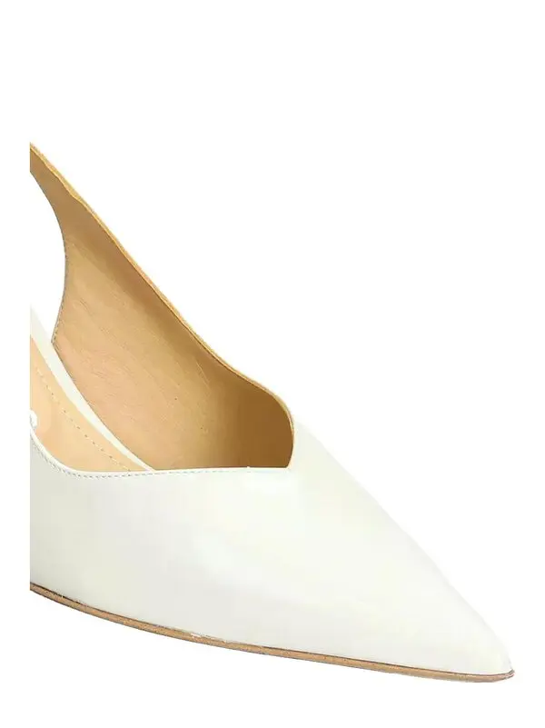 FRATELLI RUSSO Pointed-toe Slingback Pumps - Neutrals