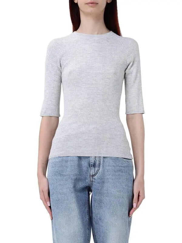Brunello Cucinelli Ribbed Knit Top - Beige