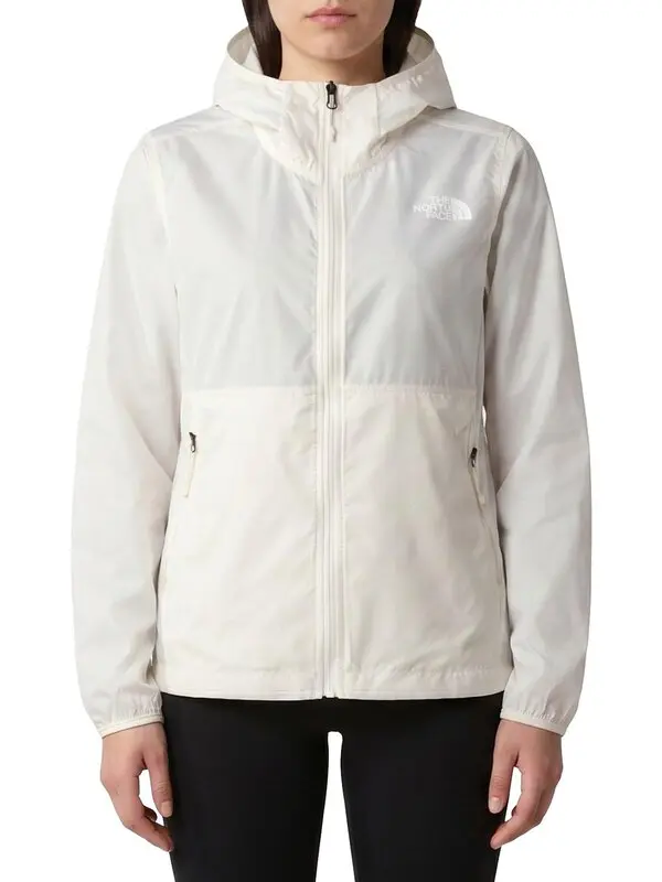 The North Face Hooded Zip-up Jacket - White