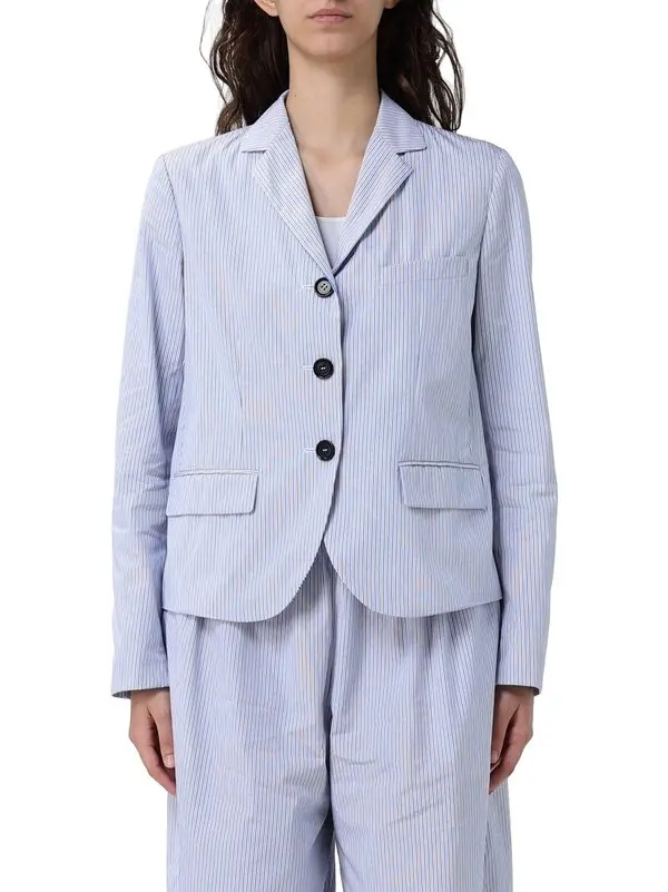 Aspesi Single Breasted Jacket - White