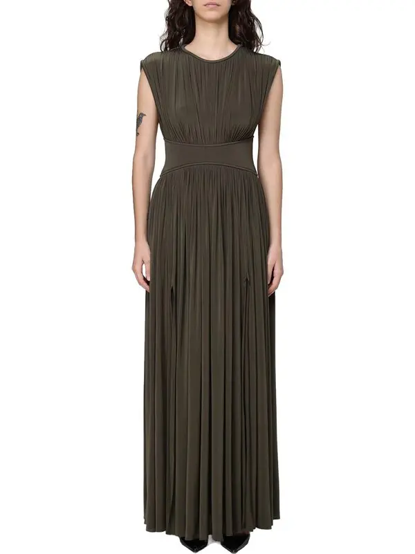 Zimmermann Gathered Maxi Dress - Green