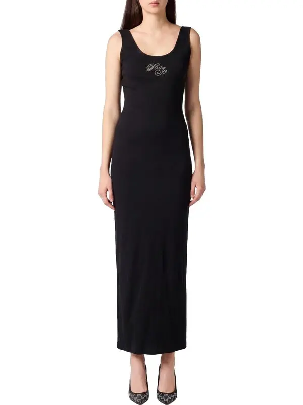 Philipp Plein Embellished Maxi Dress - Black