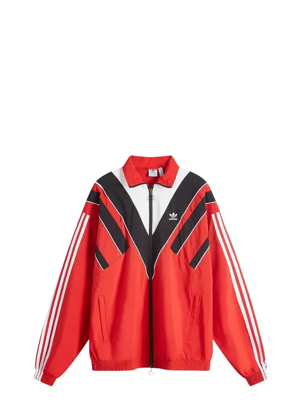 Adidas Rasant Cut Line Track Top - Red