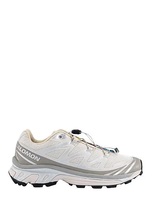SALOMON Xt-6 Woven Trainers - Rainy Day Paloma Silver