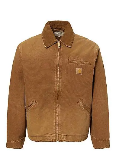 Carhartt Work In Progress Cotton Corduroy Collar Jacket - Hamilton Brown