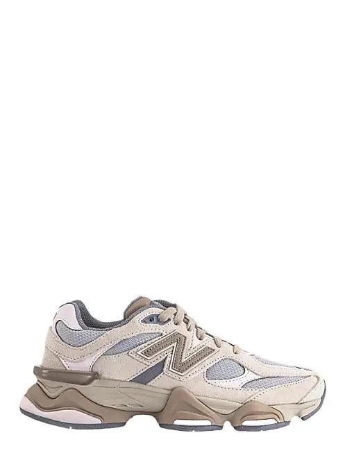 NEW BALANCE 9060 Lace-up Suede And Mesh Trainers - Timberwolf Driftwood