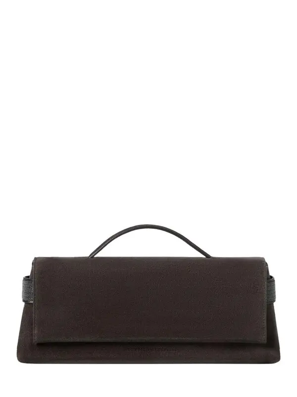Brunello Cucinelli Leather Clutch - Black