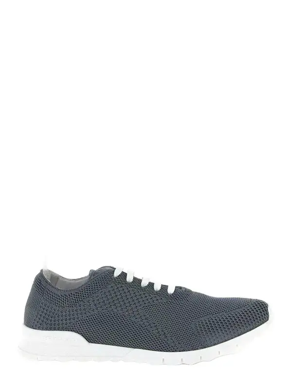 Kiton Knit-upper Lace-up Sneakers - Grey