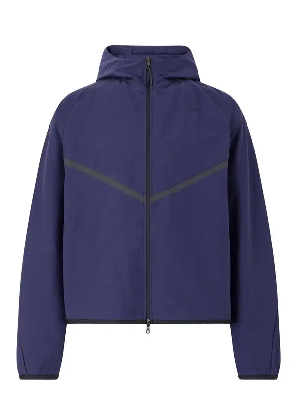 Nike Tech Shori Logo-embroidered Shell Jacket - Navy