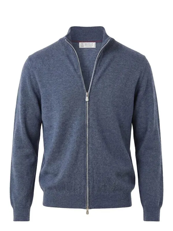 Brunello Cucinelli Zip-front Cardigan - Multicolor