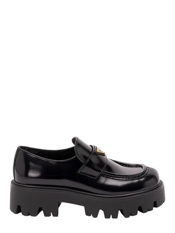 Prada Brushed Leather Loafers - Multicolor