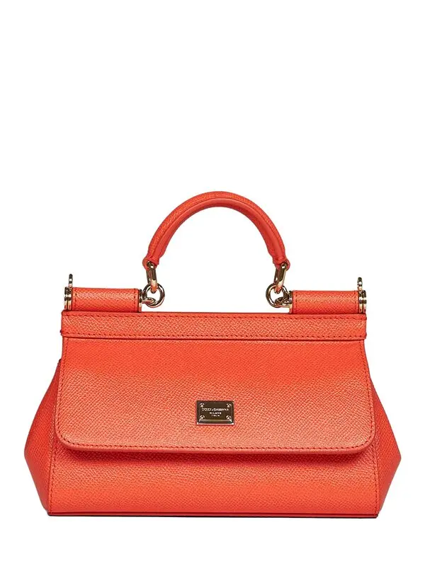 Dolce & Gabbana Dauphine Calf Leather Mini Sicily Handbag - Multicolor