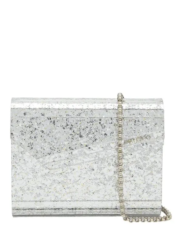 JIMMY CHOO Candy Clutch - Silver