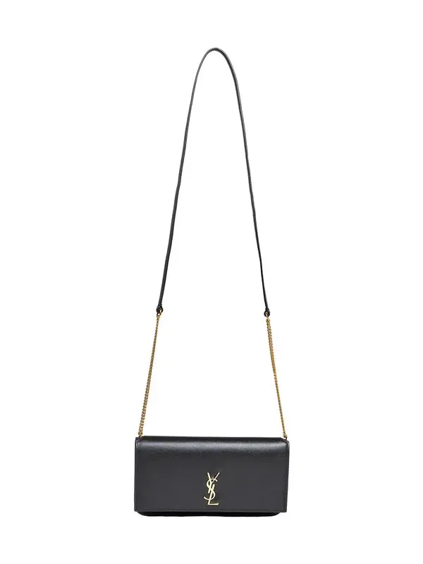 Saint Laurent Cassandre Phone Holder With Shoulder Strap - Multicolor