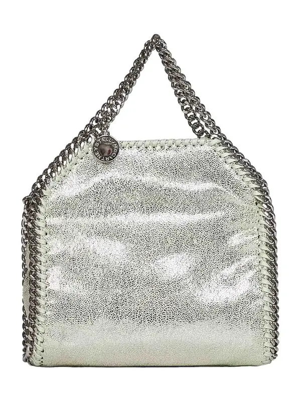 Stella McCartney Falabella Tiny Tote Bag In Light Lime - Multicolor